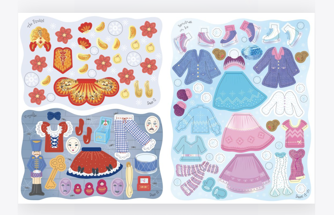 Usborne Sticker Dolly Dressing Christmas – Sweet Pea Children